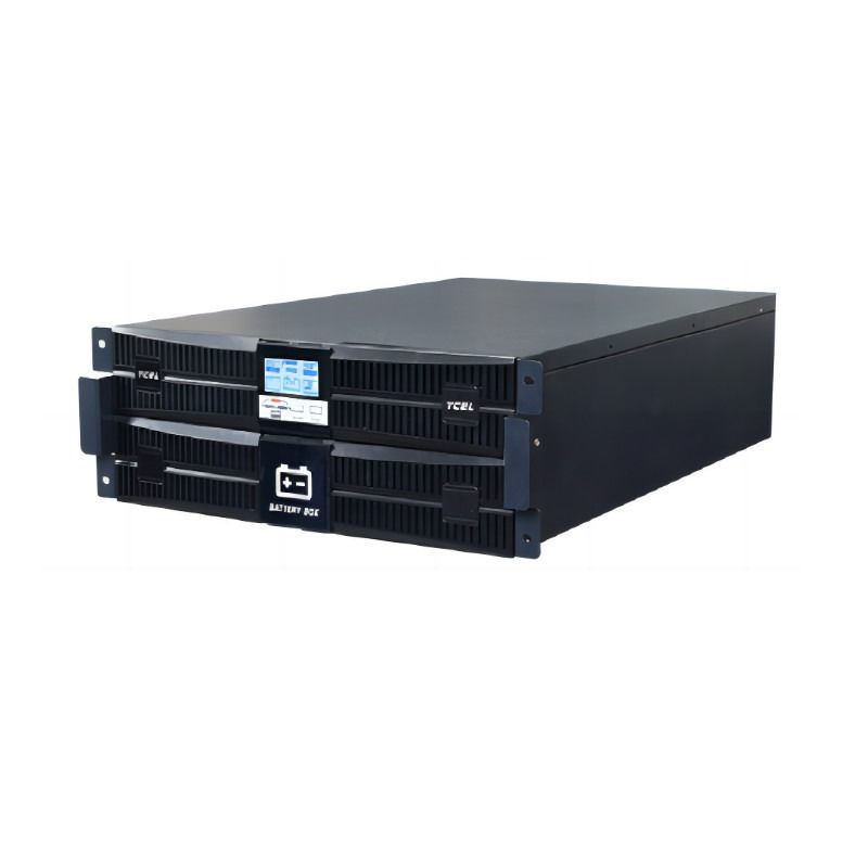 Ultra Wide Input Frequency 40-70Hz Rack Mounted UPS System With RS232 ...