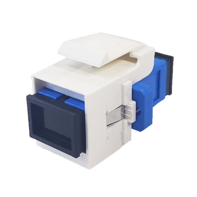 FTTD Fiber Optic Adapter 40dB Sc To Lc Adapter Keystone Housing