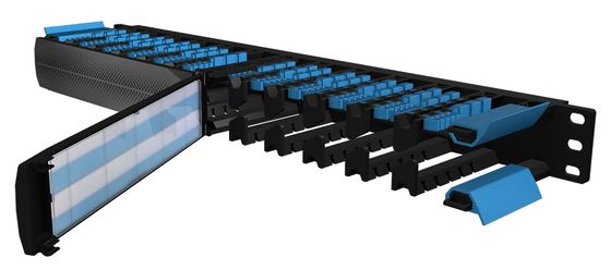 Standard 19'' Rack Cable Organizer Cable Management 110mm Depth Modular ...