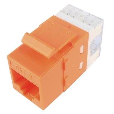 UTP CAT6 Keystone Jack Toolless RJ45 Socket 50u Inch Gold Plated