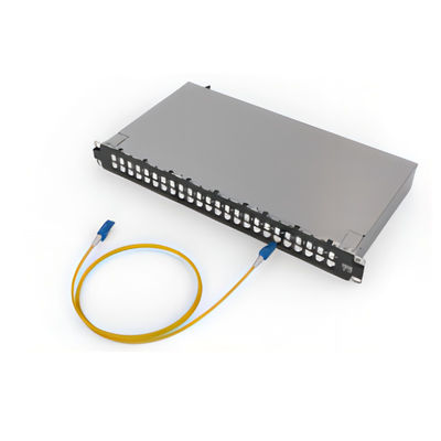 Centralized Wiring Management With Fiber Optic Cable Patch Panel Touch ...